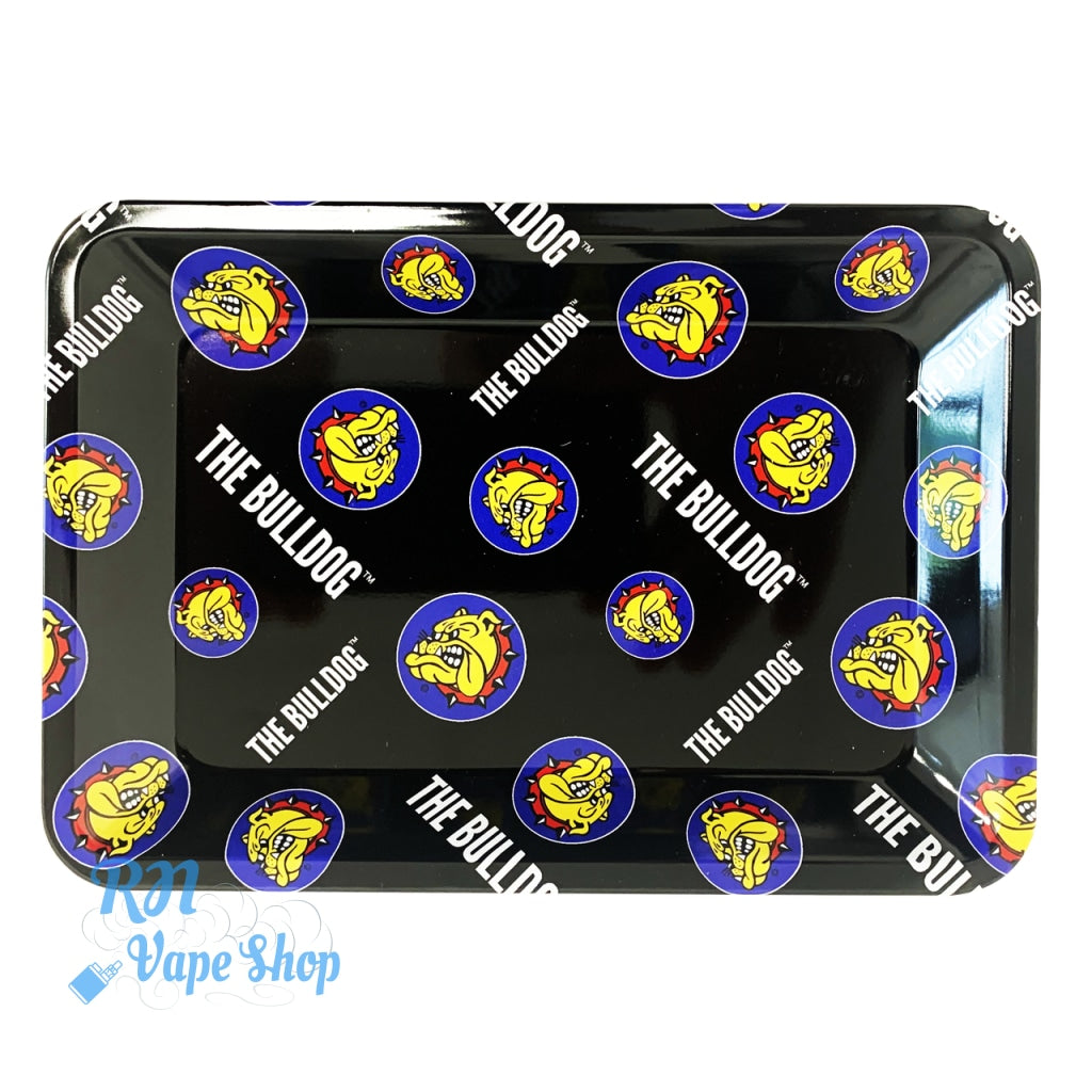 THE BULLDOG Metal Rolling Trays | www.rnvapeshop.co.uk – RN Vape Shop